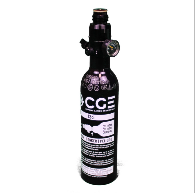 0.2L/13ci 3000psi Aluminium HPA Tank with Bottle Reg – Airsmiths
